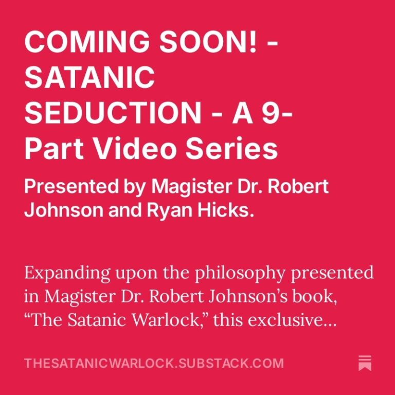 SATANIC SEDUCTION - A 9-Part Video Series - Church of Satan